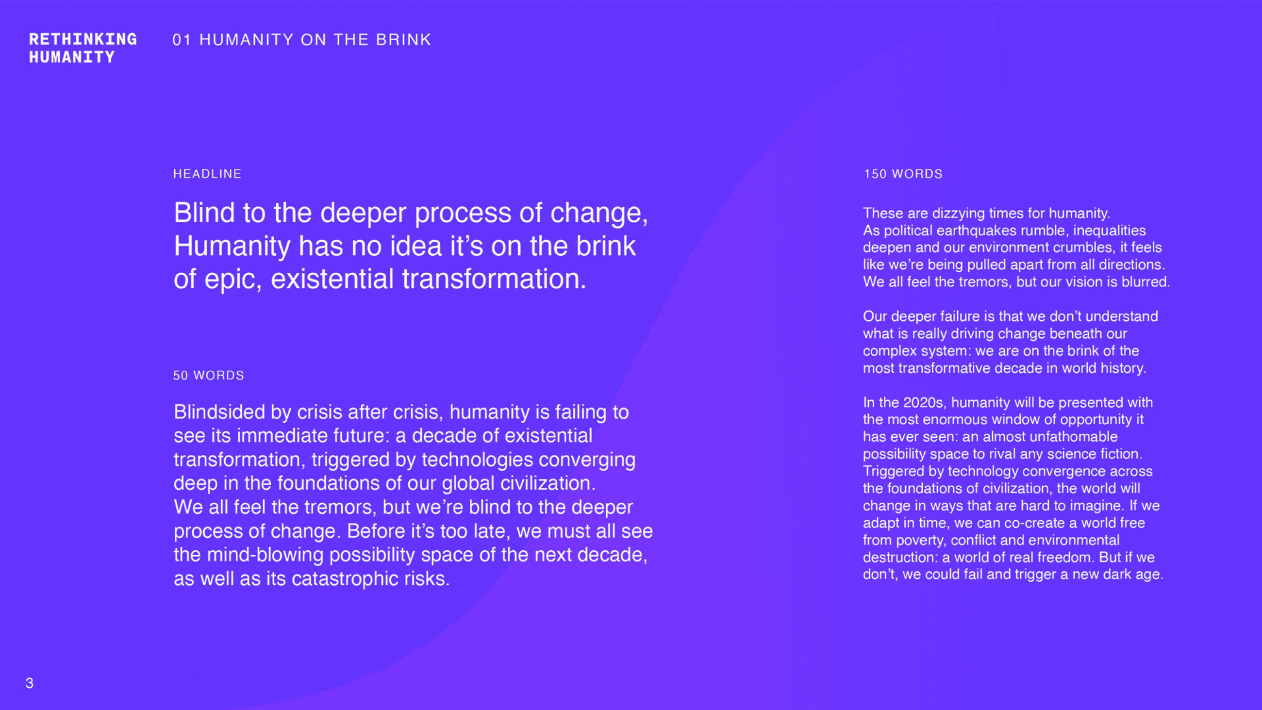 Rethink X – Work – Lovers